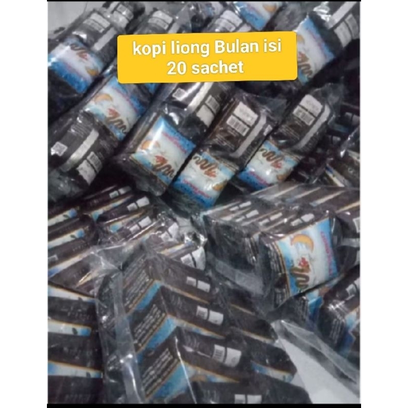 Jual LIONG Kopi Liong Bulan PLUS GULA 20 Sachet Khas Bogor | Shopee ...