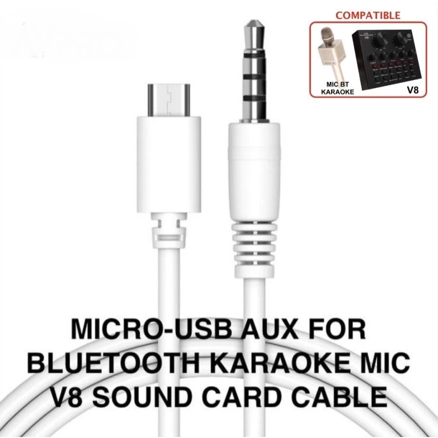 Jual Kabel Micro USB to AUX Jack 3.5mm Converter Audio 1M | Shopee ...