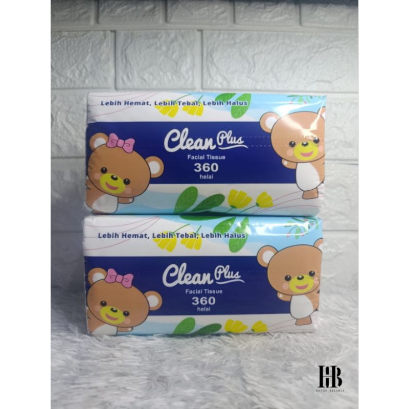 Jual Tisu Clean Plus Softpack Tissue 360 helai Isi 6 Pack (NEW ...