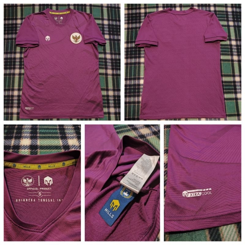 Jual jersey original mills training timnas indonesia small ungu rare ...