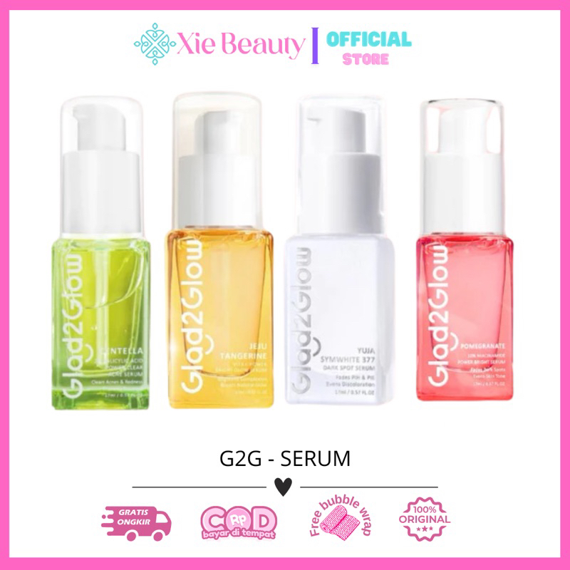 Jual GLAD2GLOW - G2G Pomegranate 10% Niacinimide Power Bright White ...