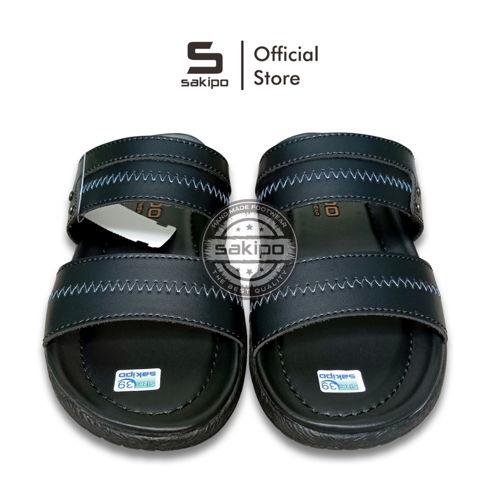 Jual Sakipo Sandal Pria Dewasa Ban 2 Hitam Sendal Selop Pria Remaja ...
