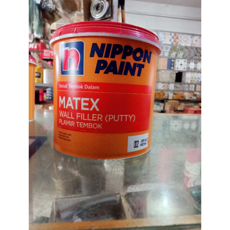Jual MATEX Dempul Plamir Tembok Wall Filler Putty 1Kg | Shopee Indonesia