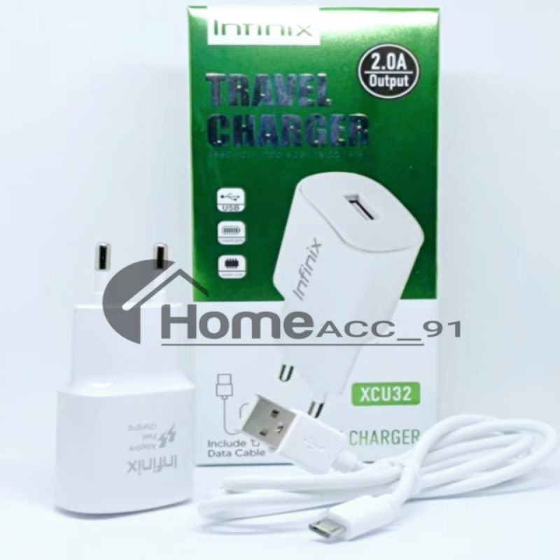 Jual Charger Casan Micro Usb Hp Infinix Hot 9 9 Play Smart 4 5 6 Travel ...
