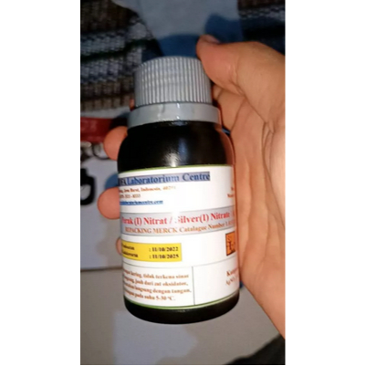 Jual Silver Nitrate Merck/Agno3/Silver Nitrat/Perak Nitrat Original Dan ...