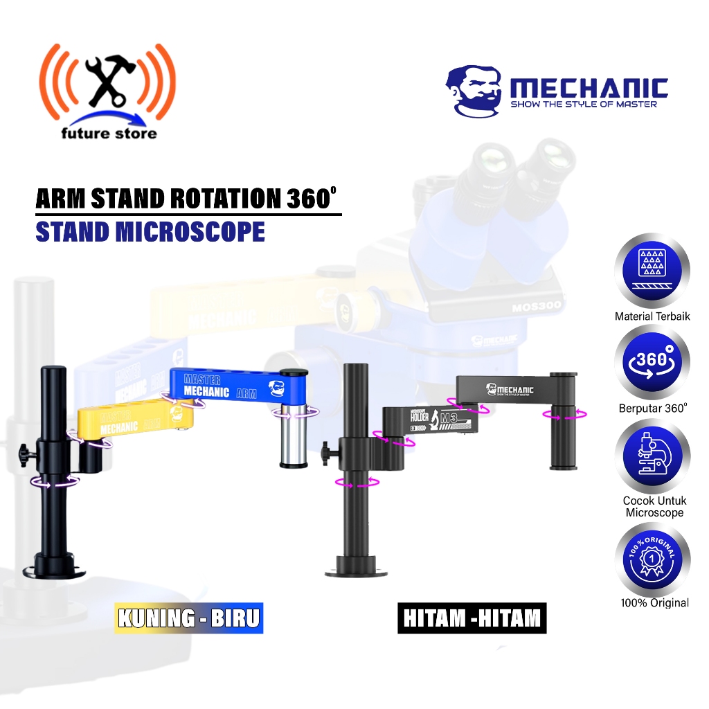 Jual MICROSCOPE MECHANIC MODEL M3 ORIGINAL-STAND MICROSCOPE MODEL LIPAT ...