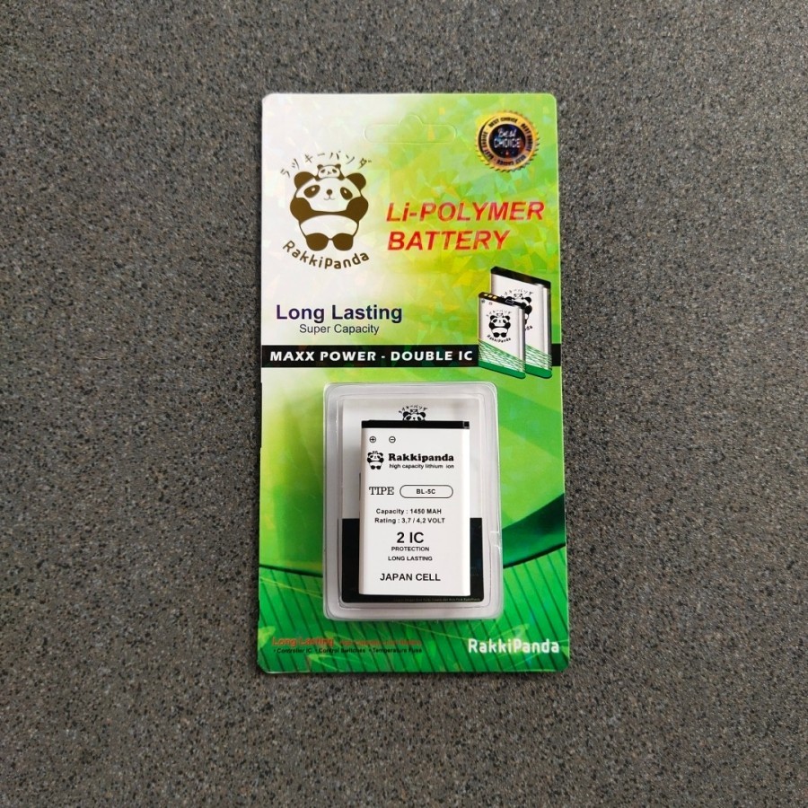 Jual BATERAI NOKIA BL-5C / BL 5C DOUBLE POWER RAKKIPANDA BATT BATTERY MANTUL | Shopee Indonesia