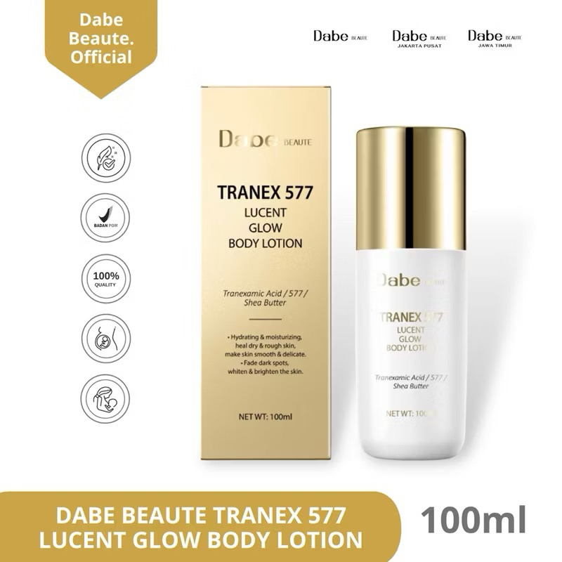 Jual Dabe Beaute All peoduct Tranex 577 Lucent Glow Body Lotion | Shopee Indonesia