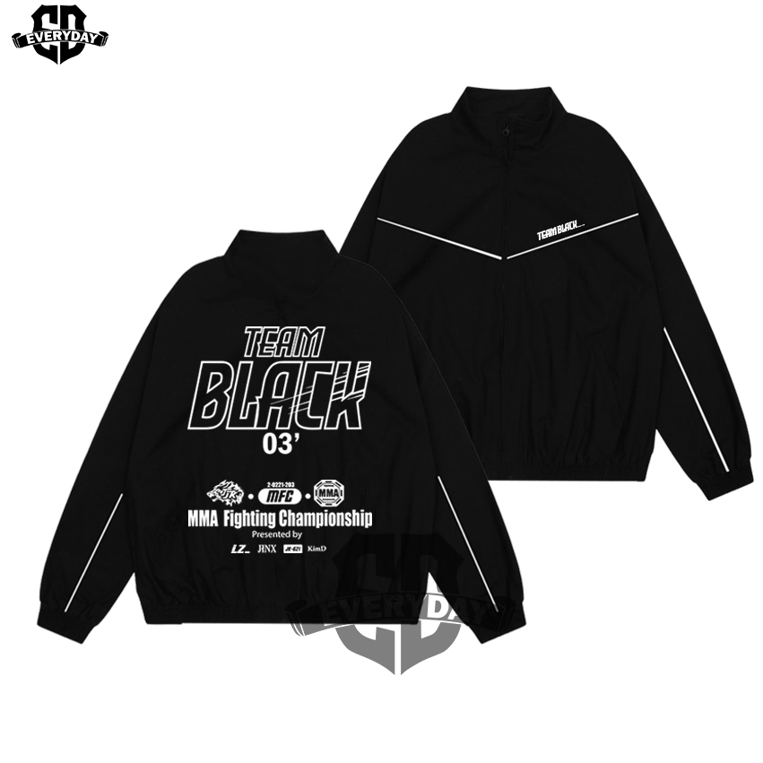 Jual EVERYDAY Jaket Team Black 03 - Jaket MMA Fighting Championship ...