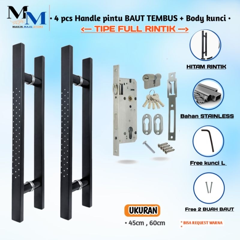 Jual Handle pintu tipe RINTIK FULL ukuran 33cm 45cm dan 60cm bahan ...