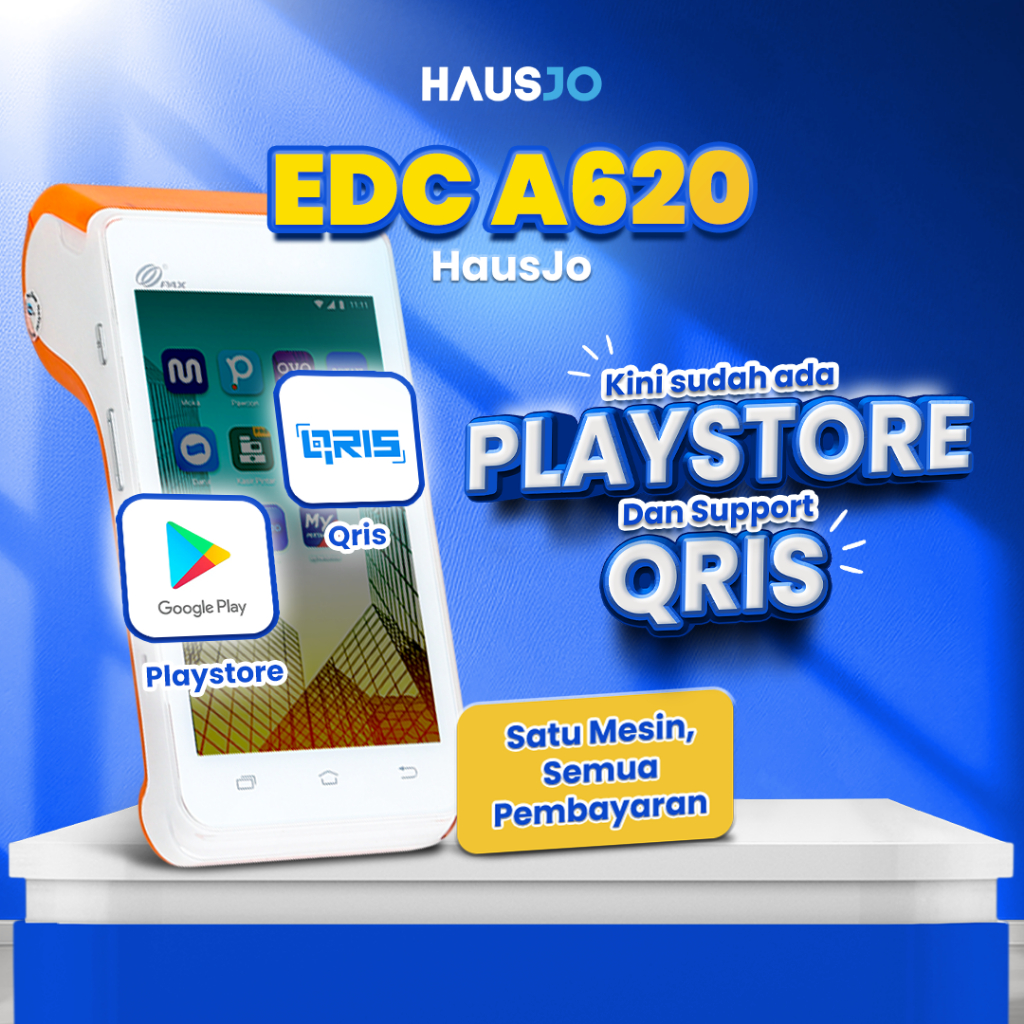 Jual Mesin EDC Android A620 - QRIS & Playstore | Cocok untuk UMKM ...