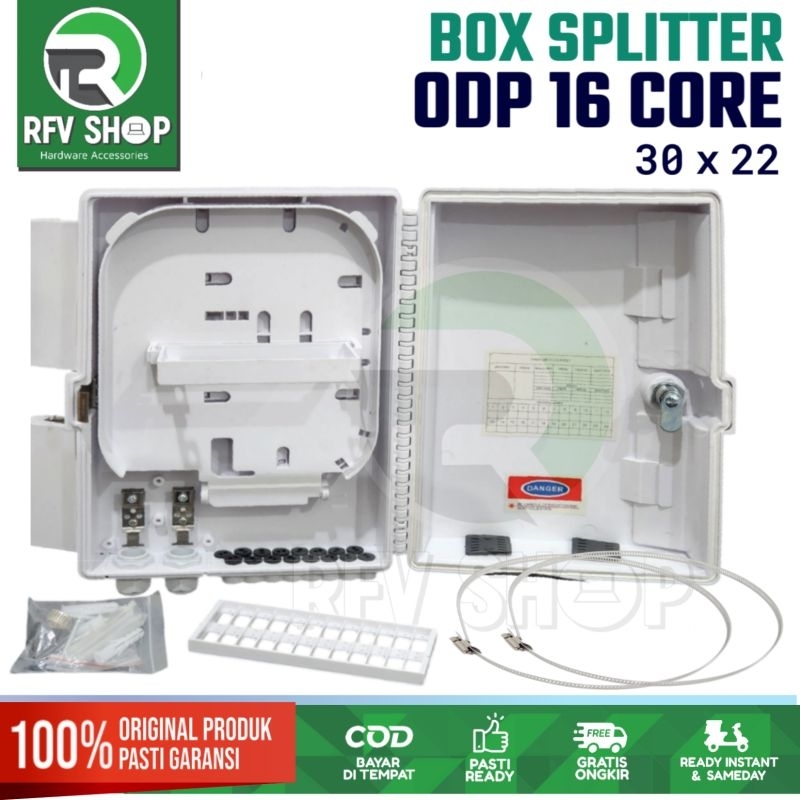 Jual SPLITTER BOX ODP 16 CORE / optical distribution point FO Fiber ...