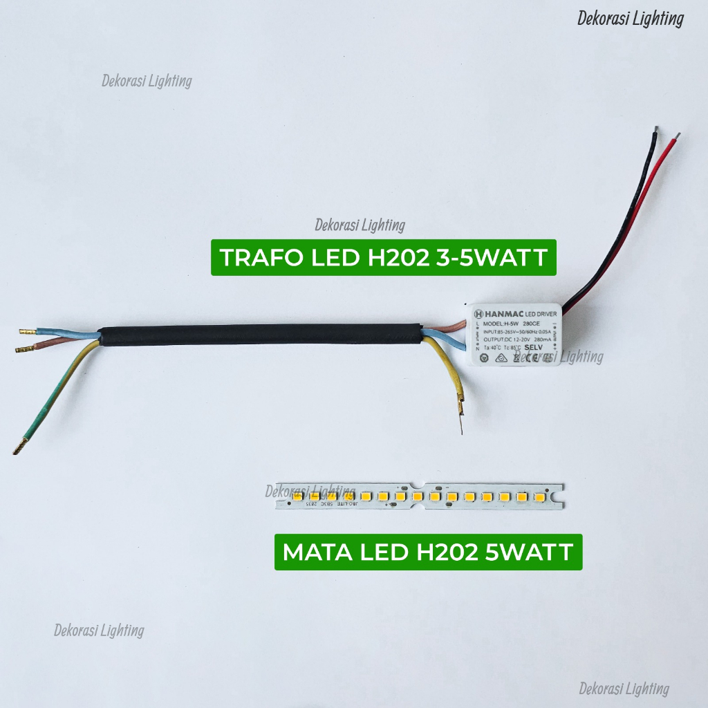 Jual mata led 3-5w dan trafo led 3-5w untuk lampu tangga led | Shopee ...