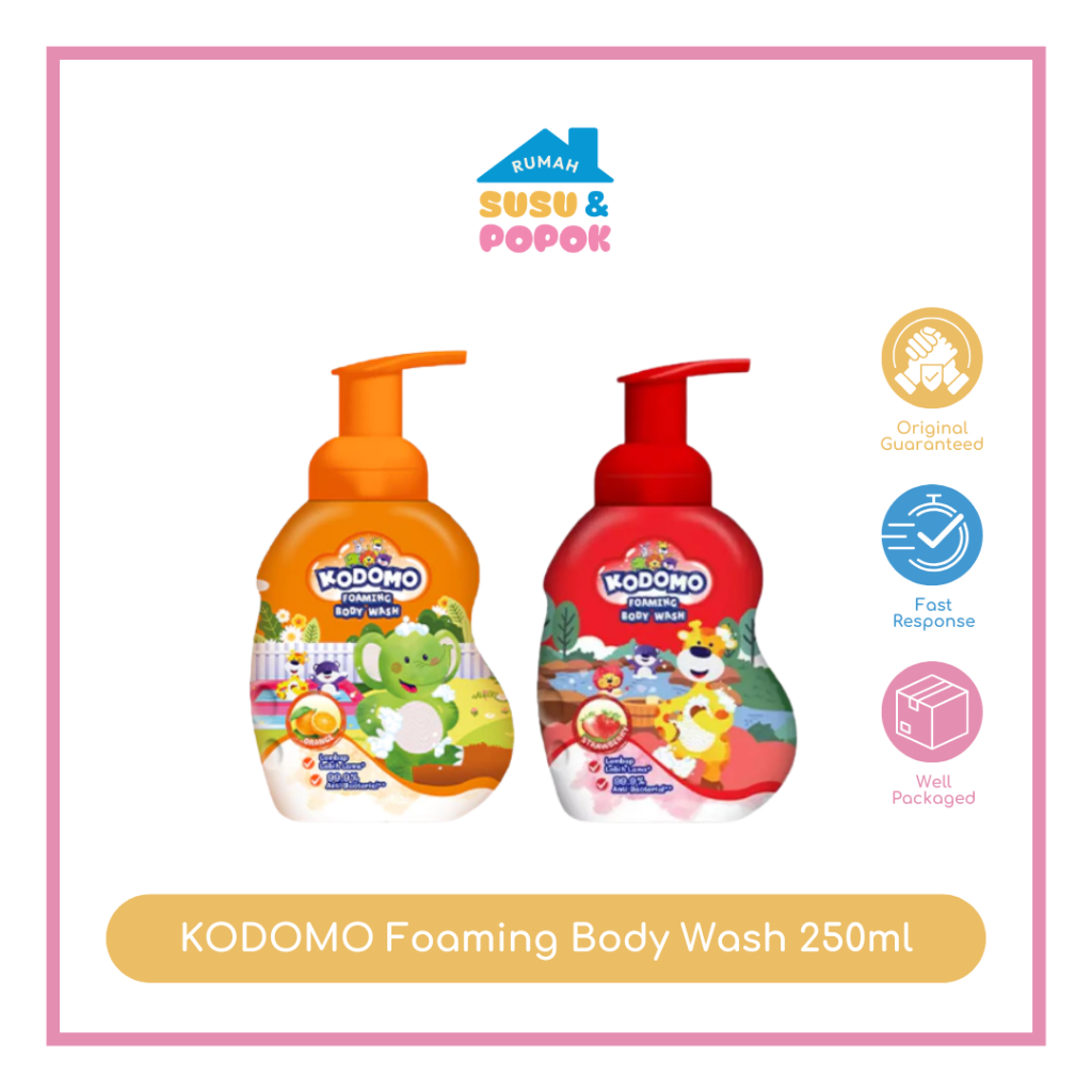 Jual KODOMO Foaming Body Wash 250ml | Shopee Indonesia