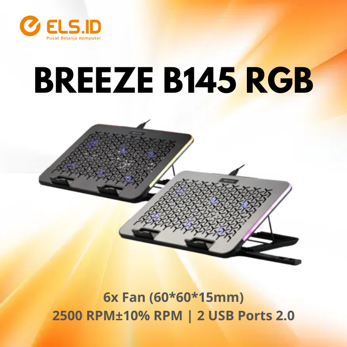 Jual Rexus Breeze B145 RGB Cooling Pad Laptop Multifungsi | Shopee ...
