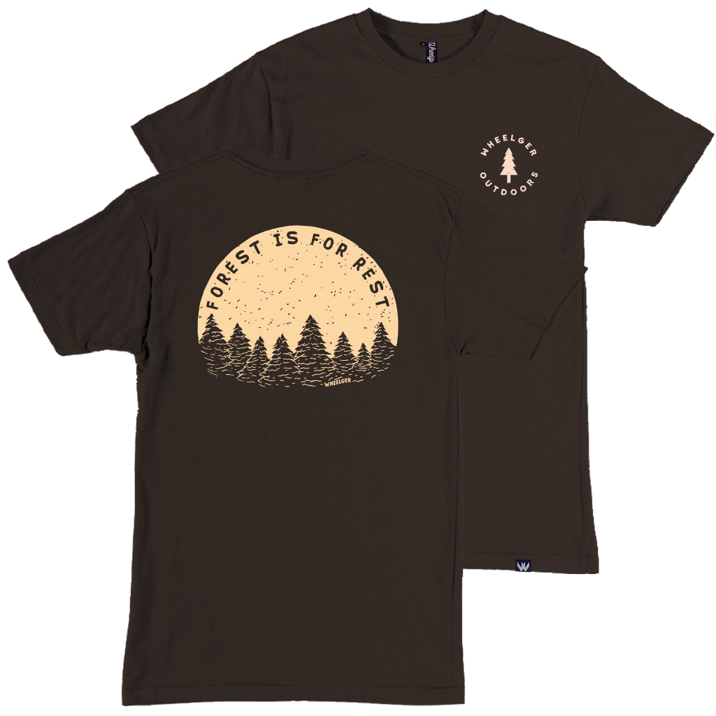 Jual Wheelger Forest Is For Rest Tshirt - Brown (KAOS GUNUNG) | Shopee ...