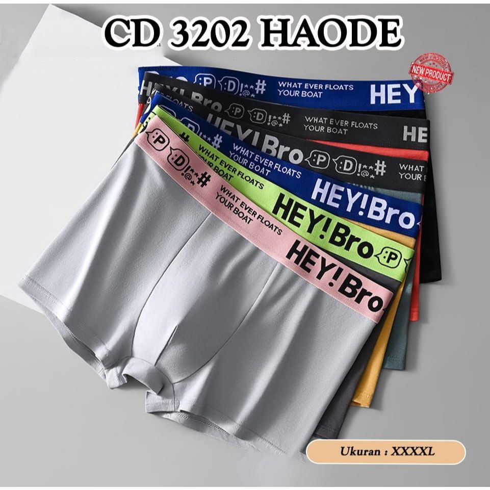 Jual (12 Pcs) CELANA DALAM PRIA BOXER HEY BRO CD LAKI LAKI IMPORT 3202 ...
