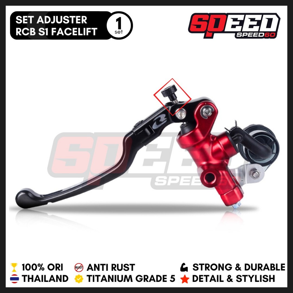 Jual Probolt Titanium Baut Stelan Adjuster RCB S1 Facelift King Nut ...