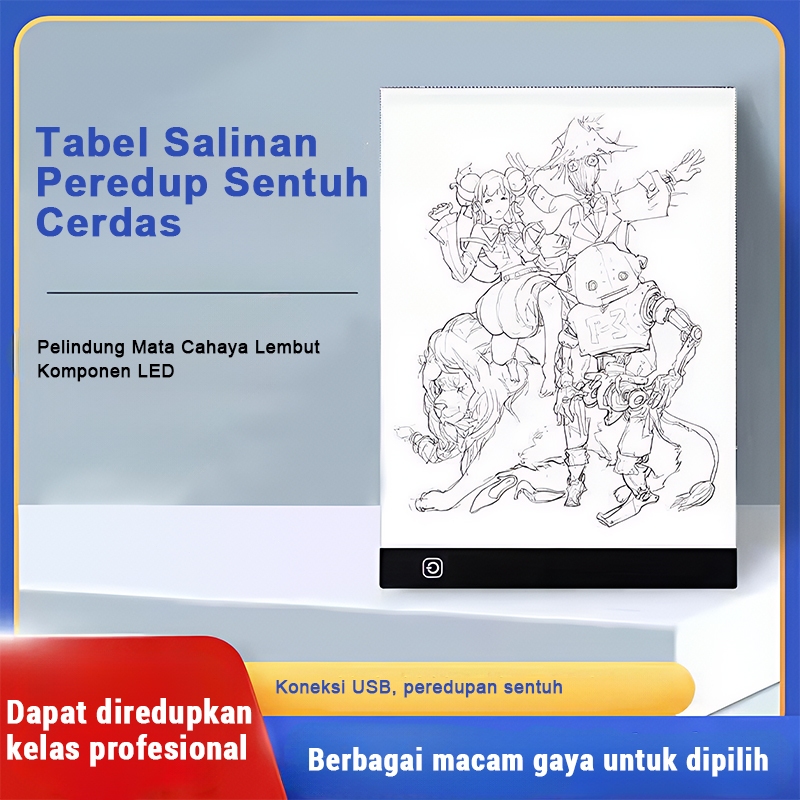 Jual Pulang LED Drawing Tracing Board Stensil Board Tiga tingkat ...