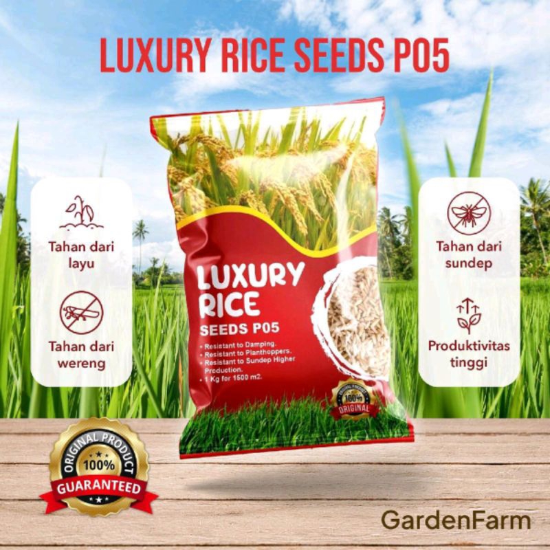 Jual GARDENFARM - BENIH PADI P05 (1Kg) - BIBIT PADI UNGGUL - BIBIT PADI ...