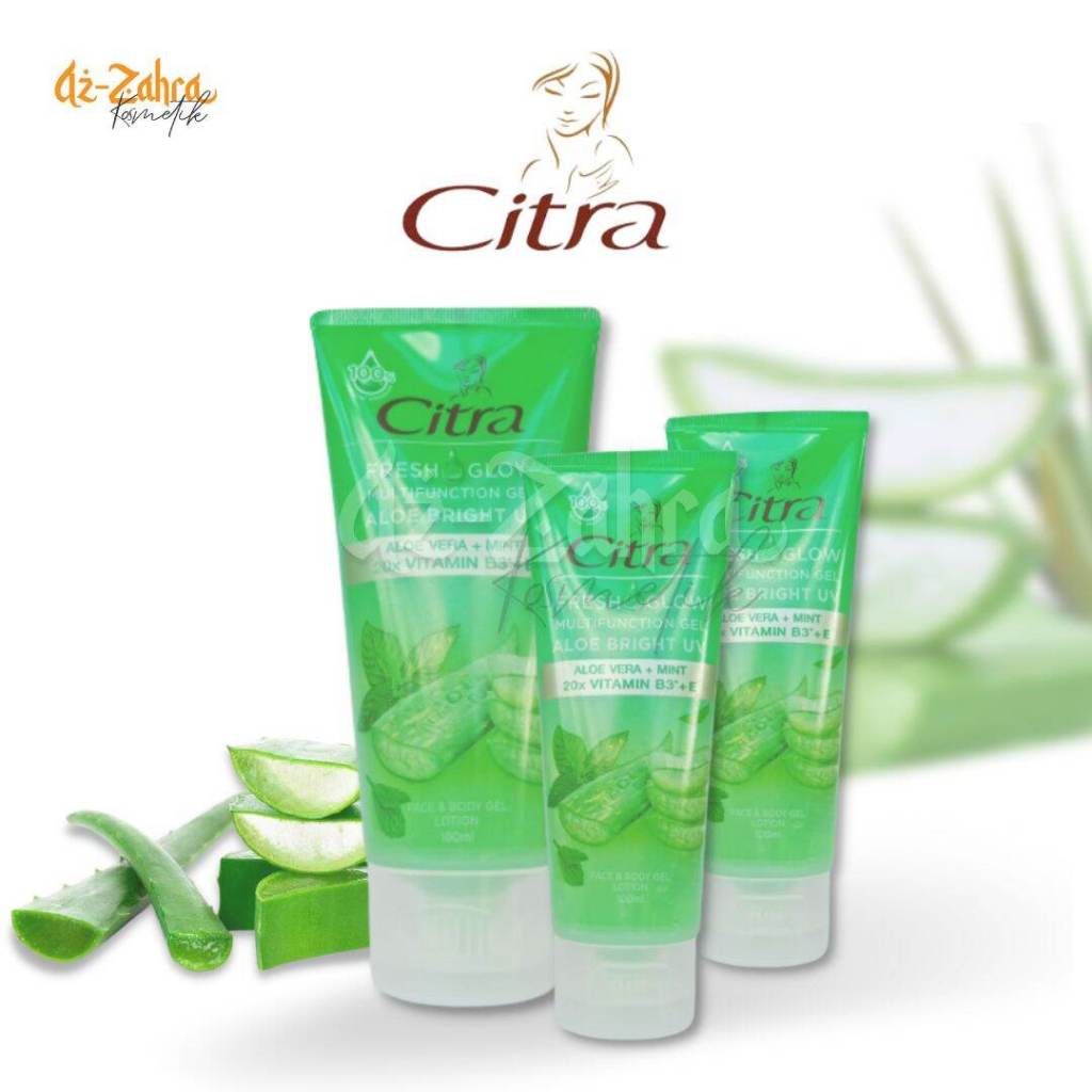 Jual Citra Fresh Glow Multifunction Gel Aloe Vera Bright UV Face & Body ...
