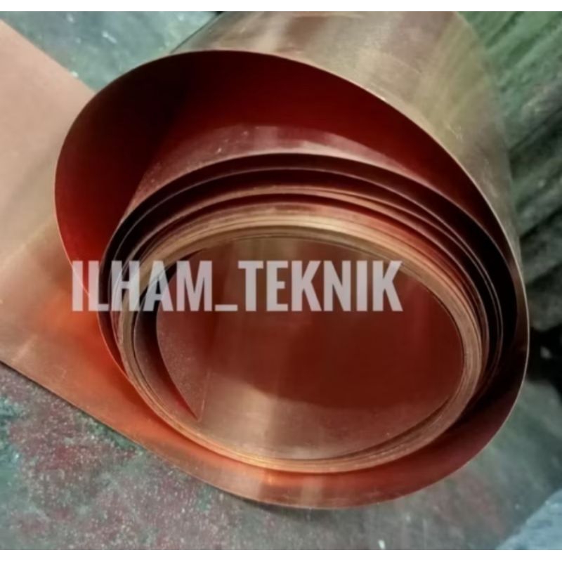 Jual plat tembaga lembaran 2mm x 80 mm x 500mm | Shopee Indonesia