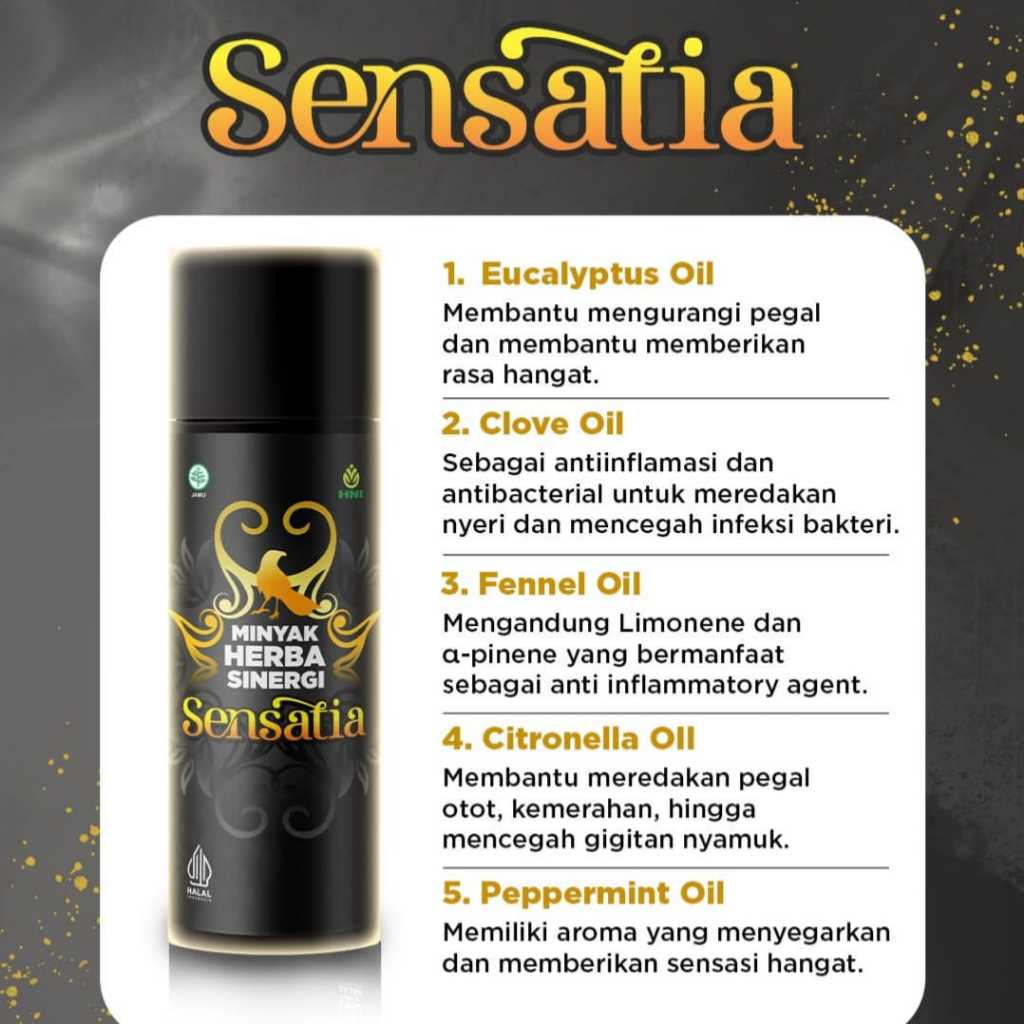 Jual MHS SENSATIA - MHS HITAM - MINYAK BUTBUT - HNI HPAI | Shopee Indonesia