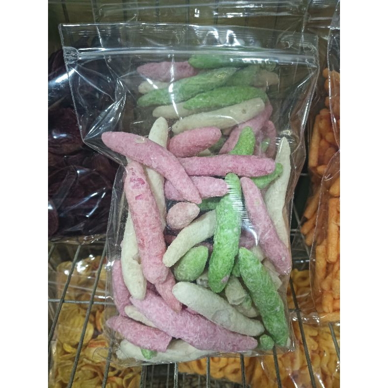 Jual stik gabus warna warni manis -250gram | Shopee Indonesia
