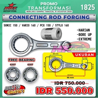 Jual CONROD BRT CONNECTING ROD FORGING STANG PISTON BRT K56A SONIC 150 ...