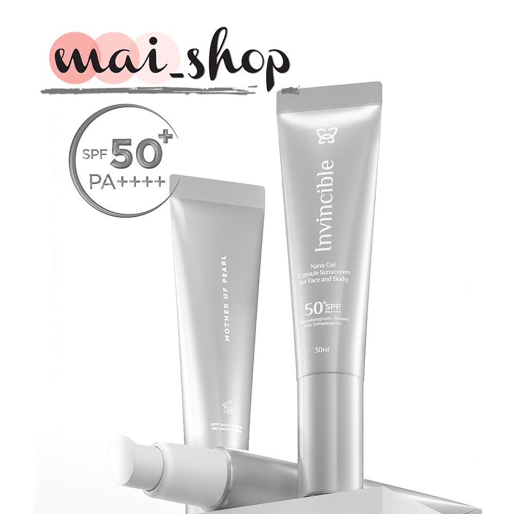 Jual MOP Invincible Nano Gel Capsule Sunscreen SPF 50+PA++++ | Shopee ...