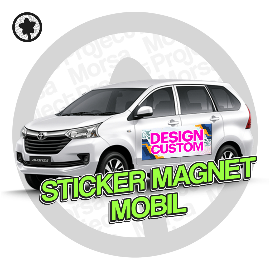 Jual STIKER MAGNET MOBIL CUSTOM ADVERTISING | STICKER MAGNETIC SHEET ...