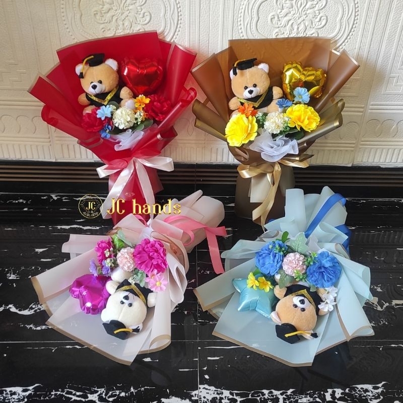 Jual Buket Wisuda bunga - Graduation Bouquet Simple | Shopee Indonesia