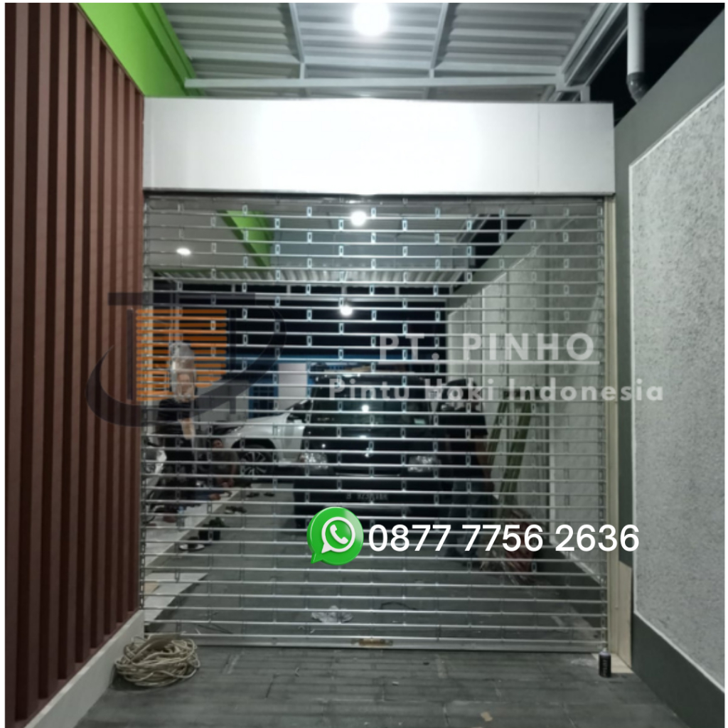 Jual PINTU ROLLING GRILLE bahan aluminium dan stainles Finish warna CA ...