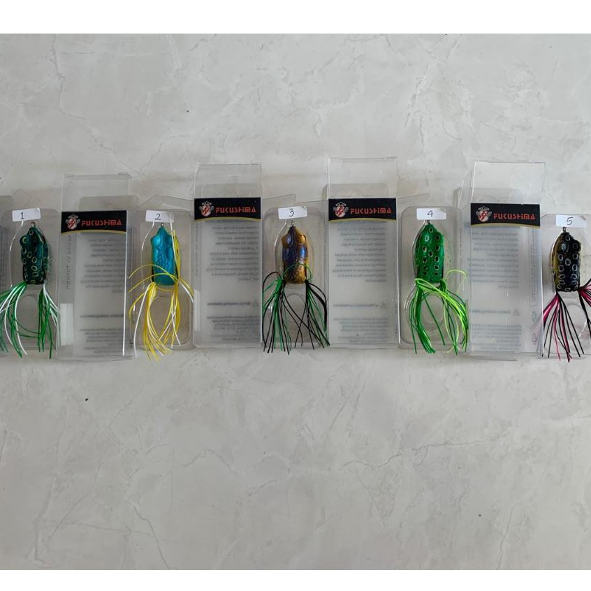 Jual Umpan Pancing Fishing Lure Kodok 2ukuran Fukushima Model A20 (Soft ...