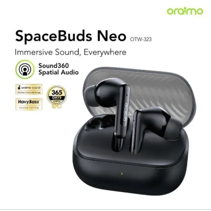 Jual ORAIMO TWS Gaming Space Buds Neo Bluetooth 5.4 Mic Noise ...