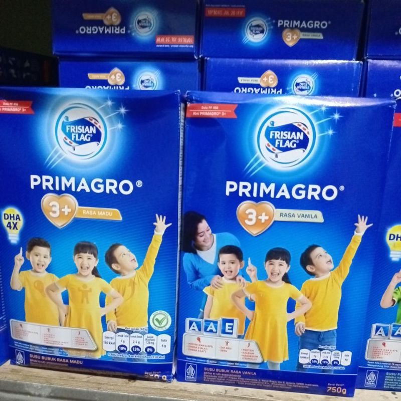 Jual primagro 3+ 750g rasa madu/ vnila | Shopee Indonesia