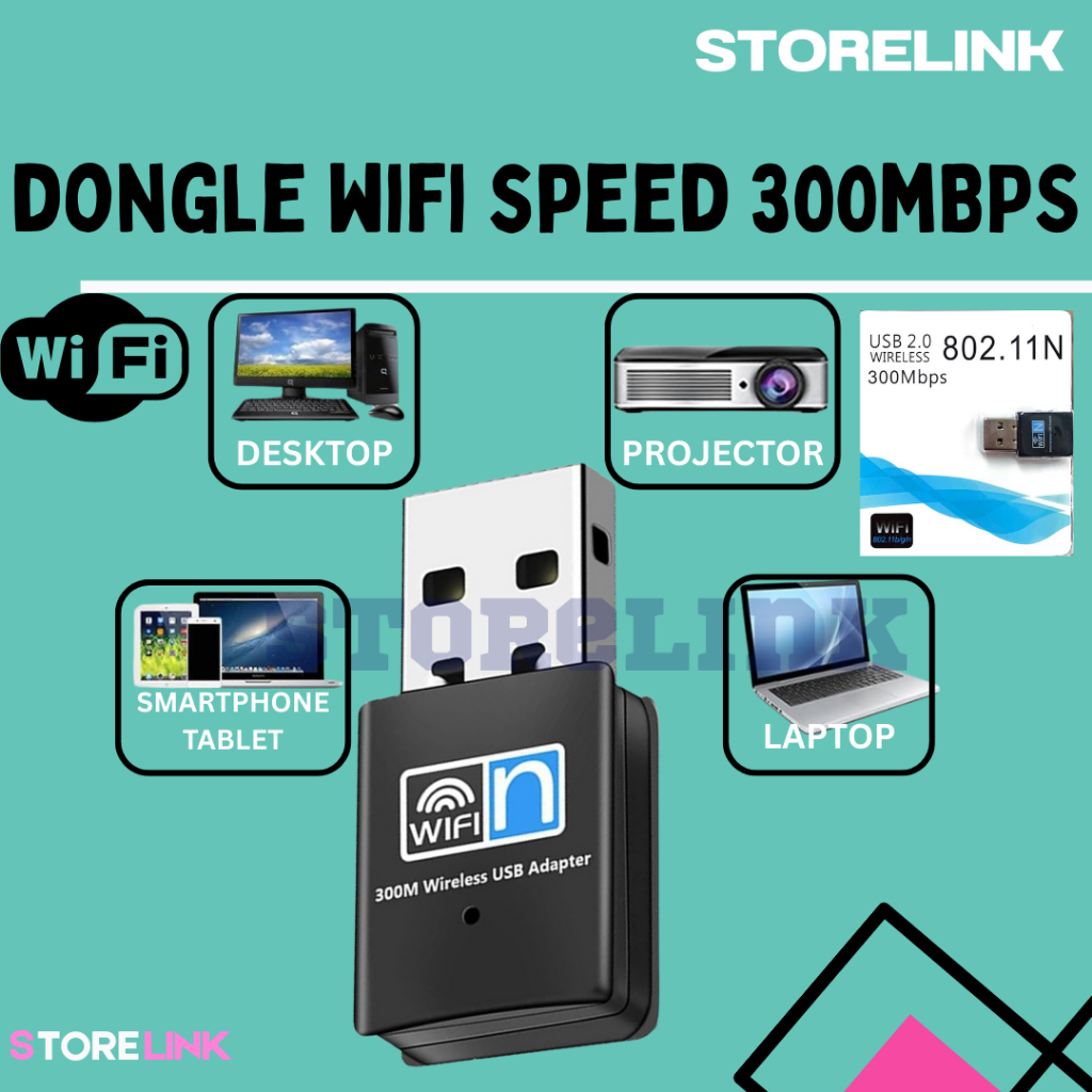 Jual USB Wifi dongle 300 Mbps / USB wireless adapter Usb Wifi Wireless Adapter Network USB Wifi ...