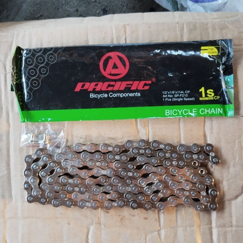 Jual Rantai Sepeda BMX Mini dll 1 Speed Pacific Chrome / Silver CP ...