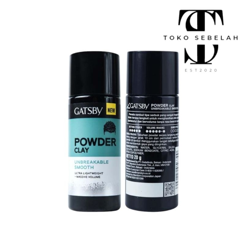 Jual Gatsby Hair Powder Clay Unbreakable Smooth 20gr | Shopee Indonesia