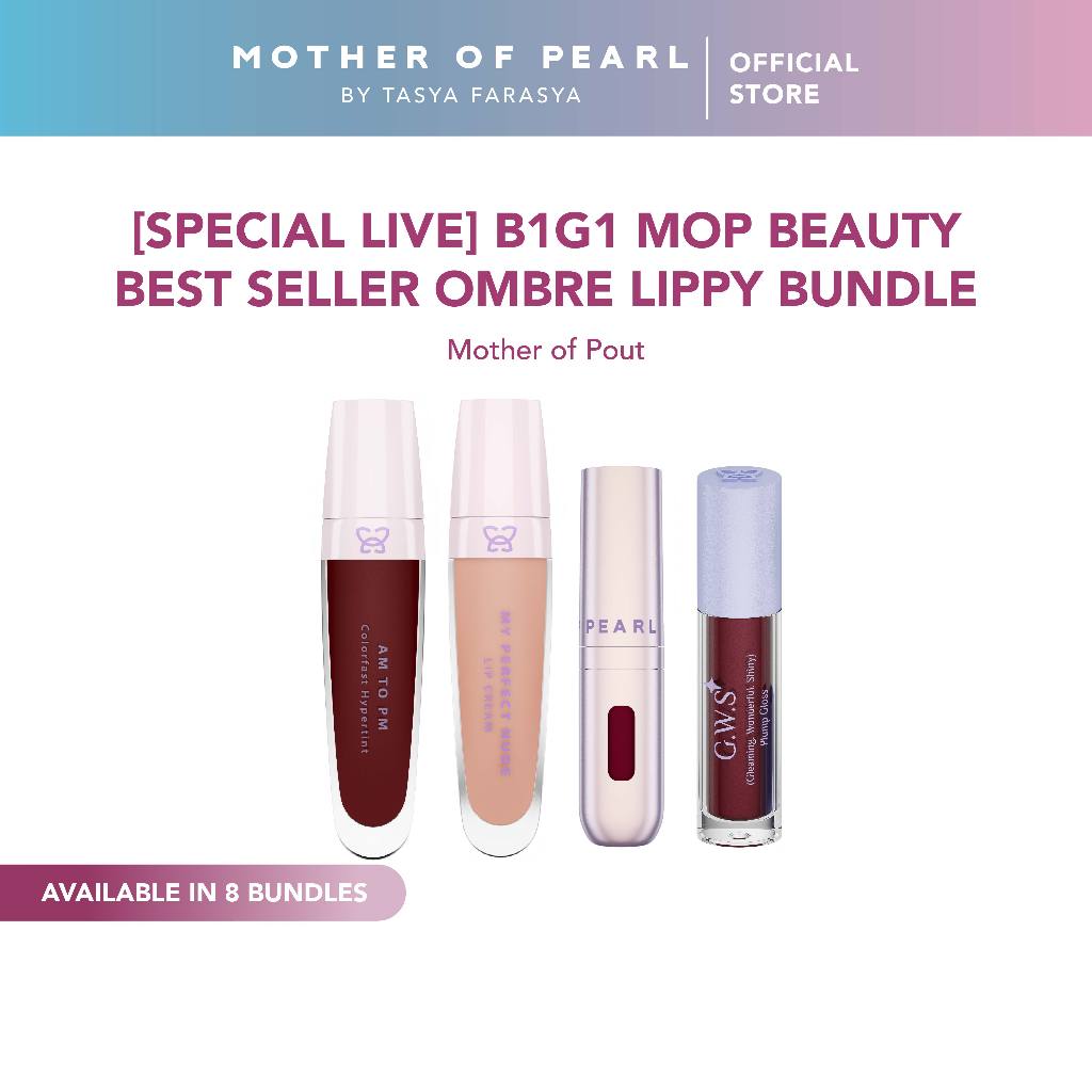 Jual [SPECIAL LIVE] MOP - B1G1 MOP BEAUTY BEST SELLER OMBRE LIPPY ...