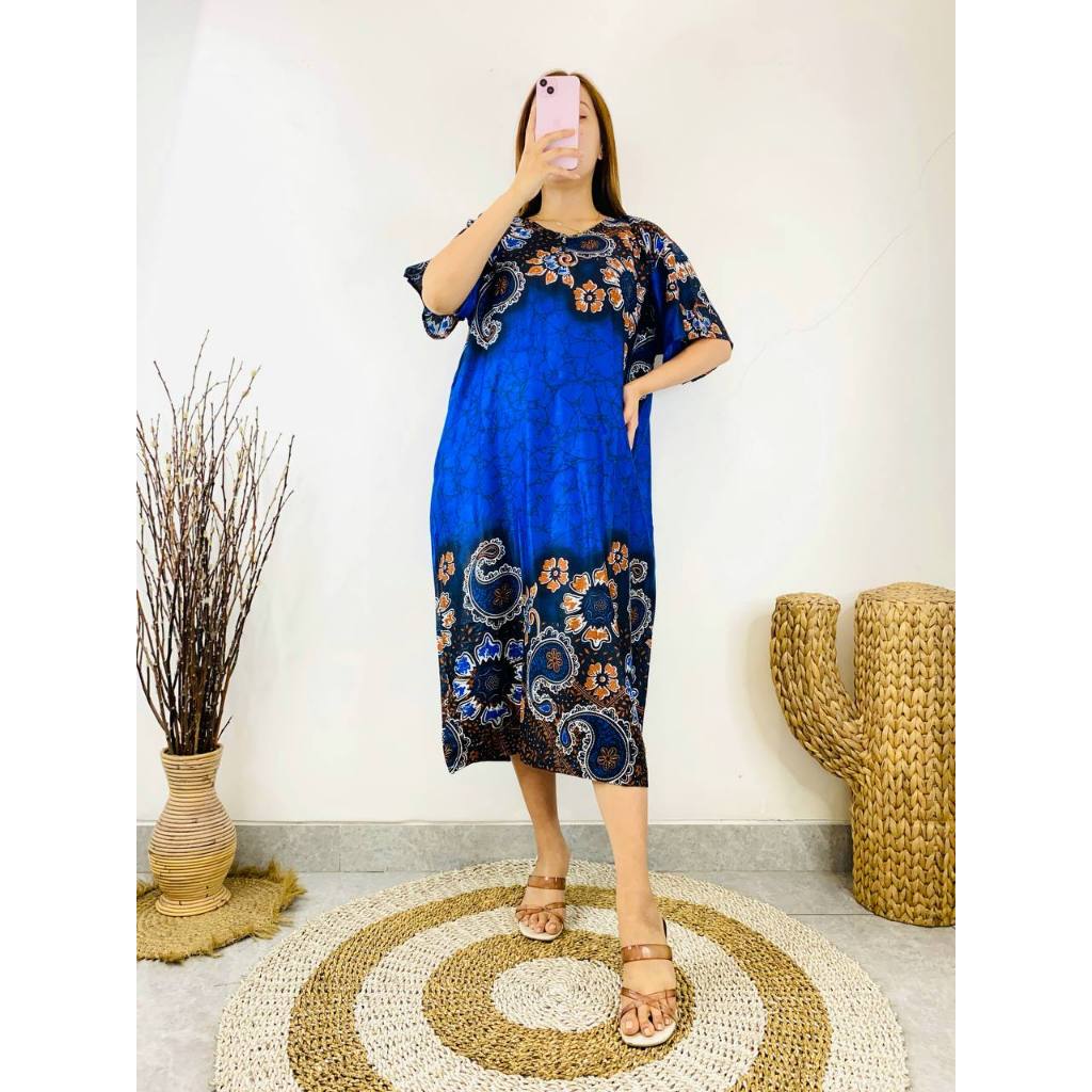 Jual Batik Benang Raja Daster Kancing Jumbo | Shopee Indonesia