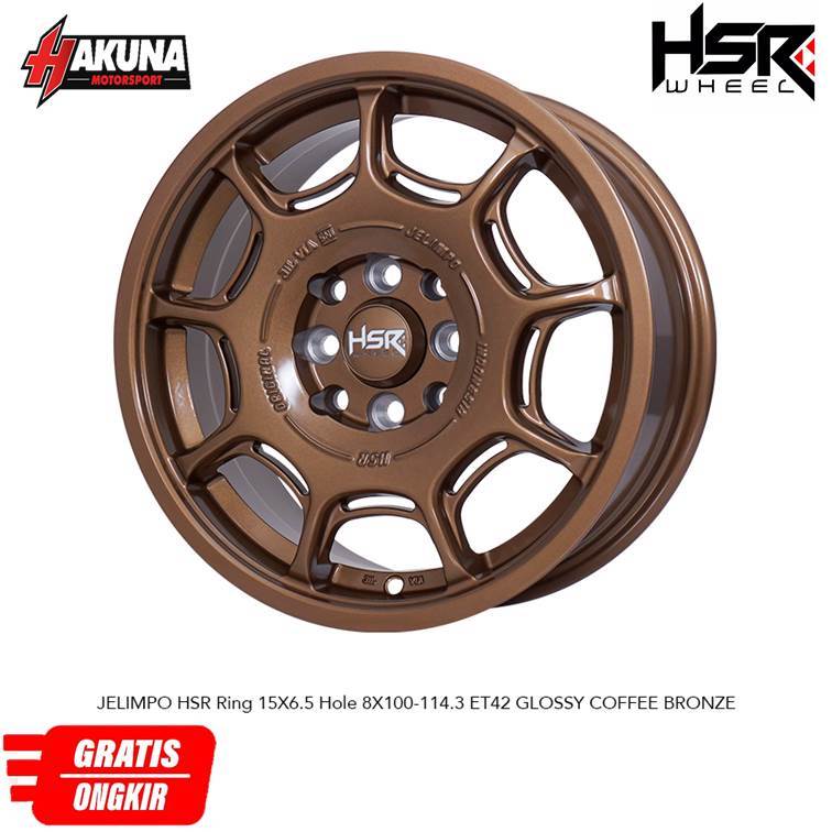 Jual VELG MOBIL HSR R15 JELIMPO LEBAR 6,5 COCOK UNTUK AVANZA,XENIA,BRIO,AGYA,SIGRA,CALYA,JAZZ ...