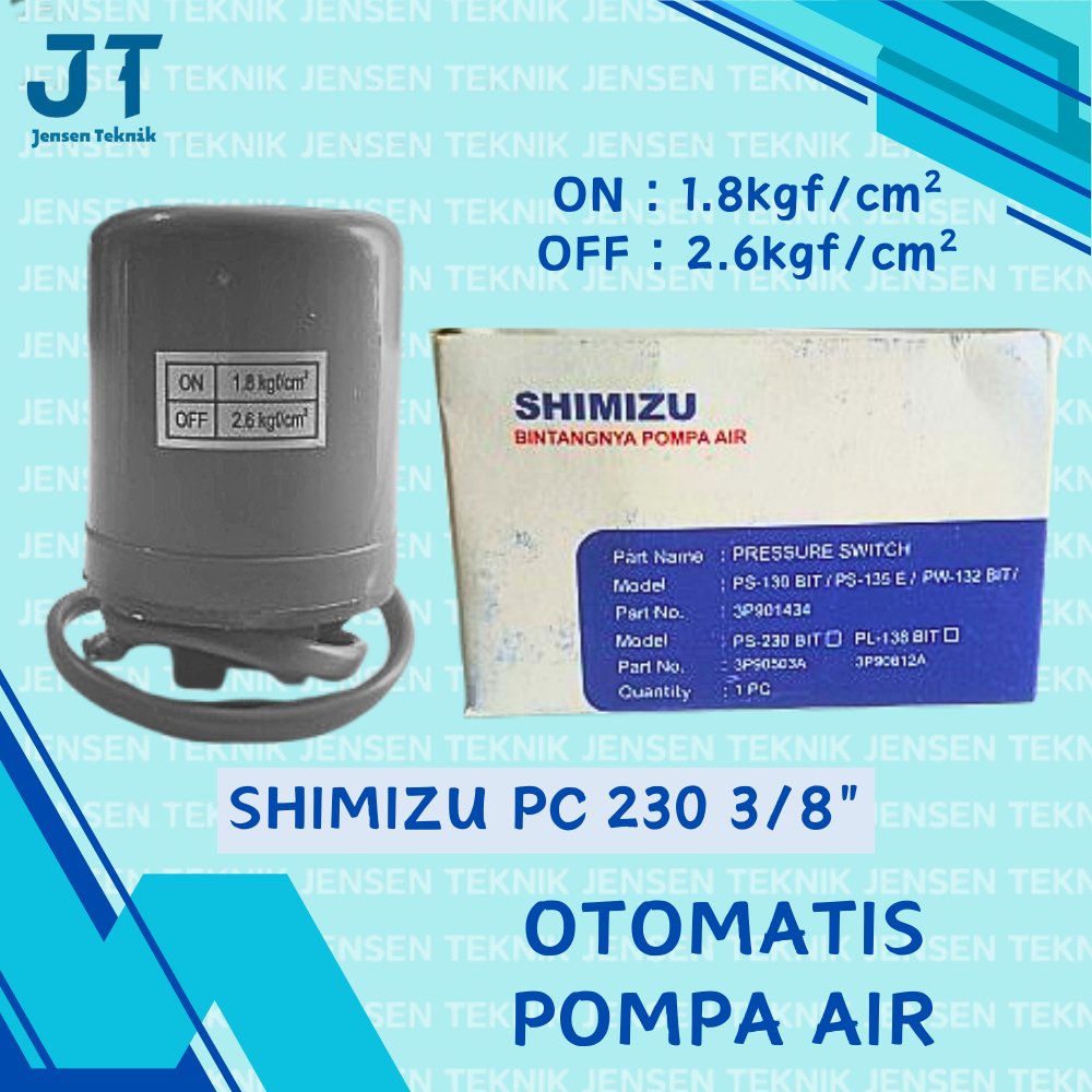 Jual Otomatis / Pressure Switch Pompa Air Shimizu PS 230 Original ...