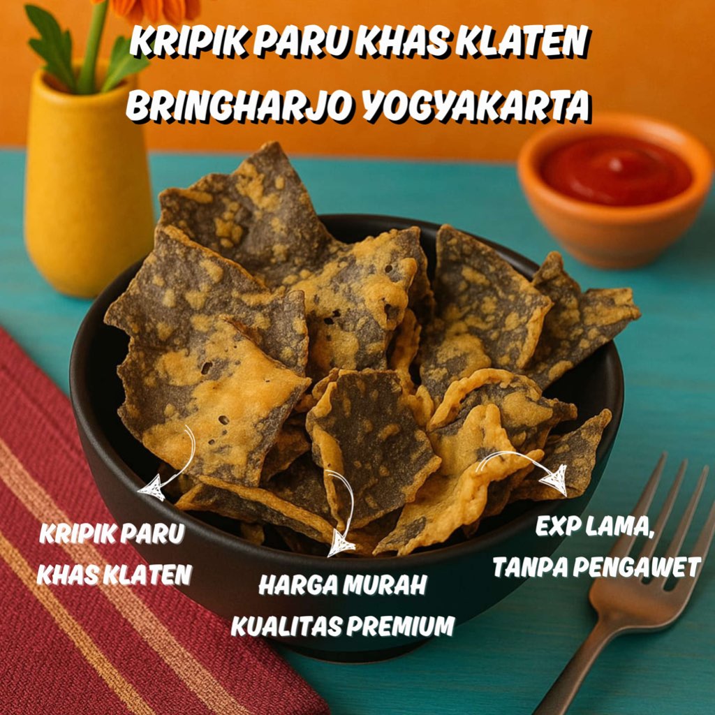 Jual [GARANSI NAGIH] Keripik Paru Sapi Cemilan Pasar Bringharjo ...