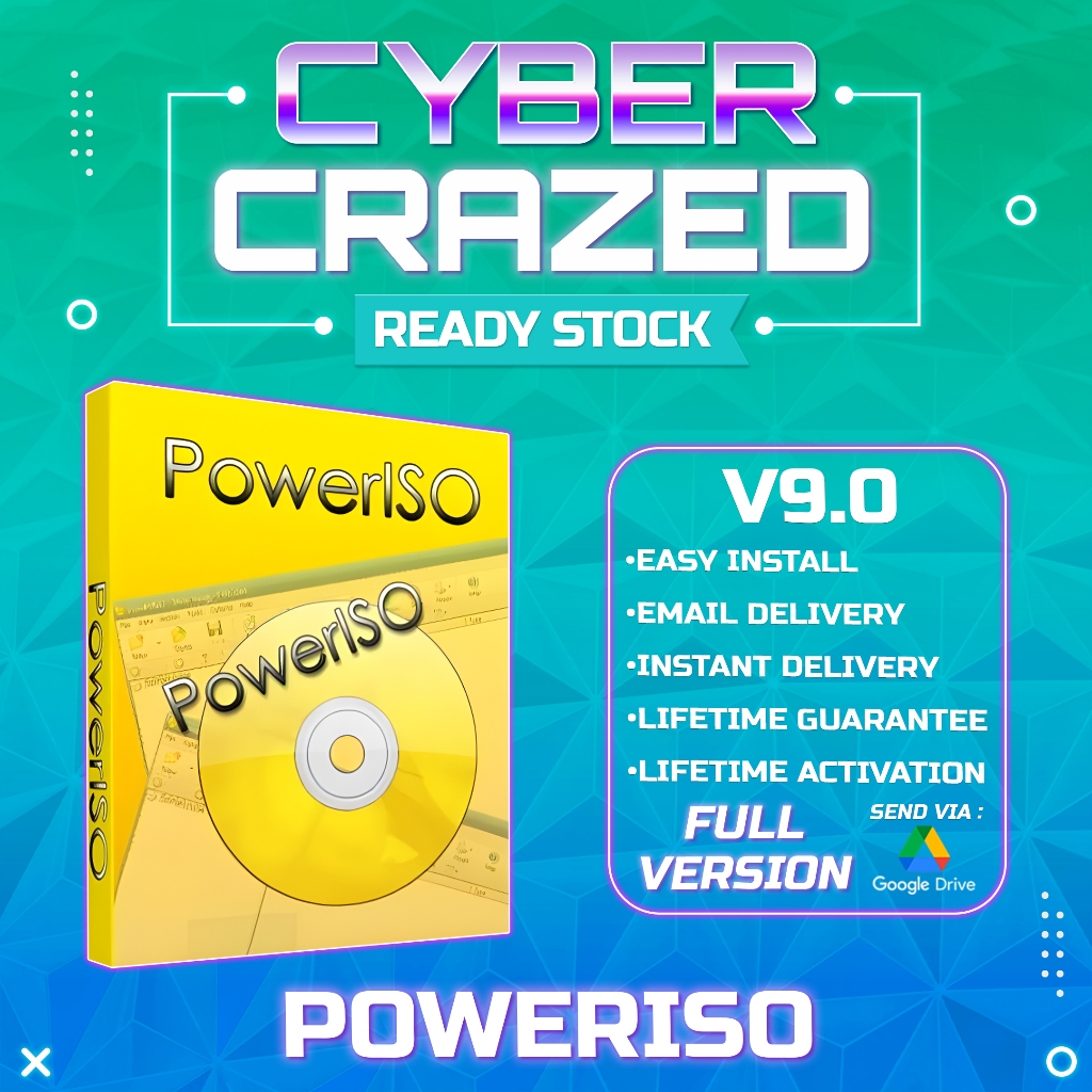 Jual PowerISO Premium 9.0 Full Version (Versi Terbaru) | Shopee Indonesia