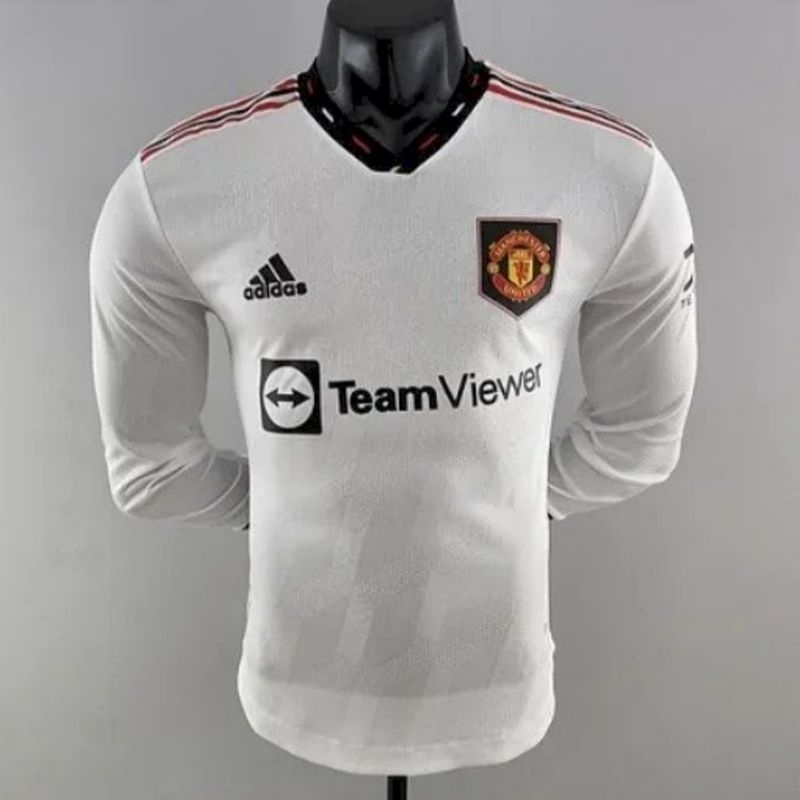 Jual MU putih 22/23 Pi/player issue - long sleeve/ls | Shopee Indonesia