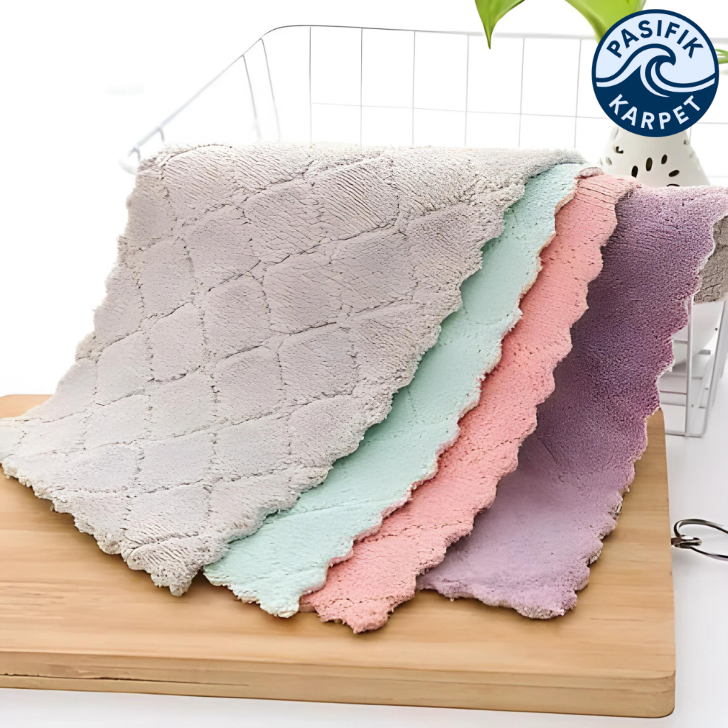 Jual Kain Lap Microfiber [TERMURAH] Lembut Halus 15x25 cm Anti Minyak ...