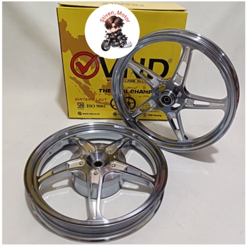 Jual velg VND Racing bintang laut vario 125/150 vario 160 cbs beat scoopy genio scoopy ring 12 ...