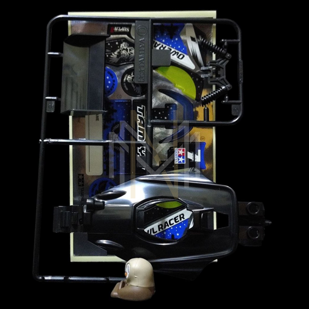 Jual Tamiya Owl Racer Body + Decal + Figure Original (S2) | Shopee ...