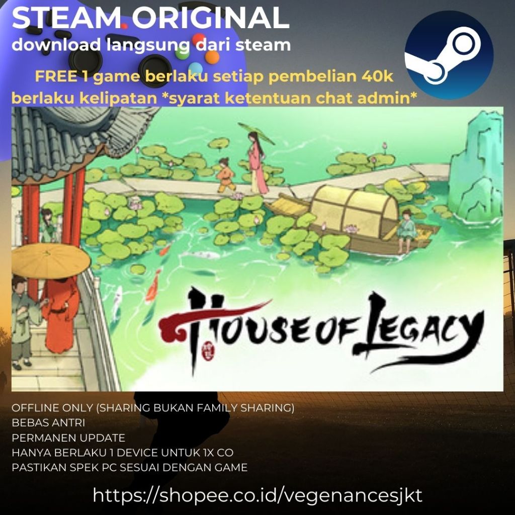Jual House of Legacy PC Game Sharing Original + Latest Update | Shopee ...